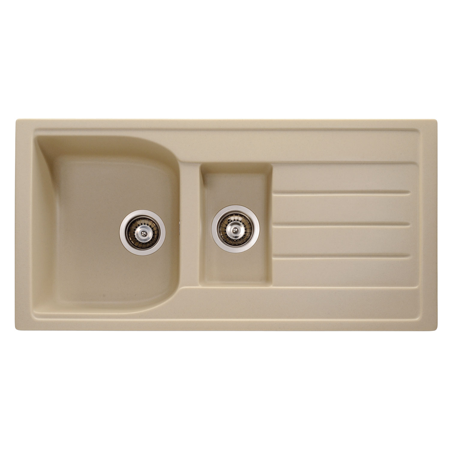 Abode AW3113 ORIEL 1.5 Bowl Granite Kitchen Sink - Sinks-Taps.com