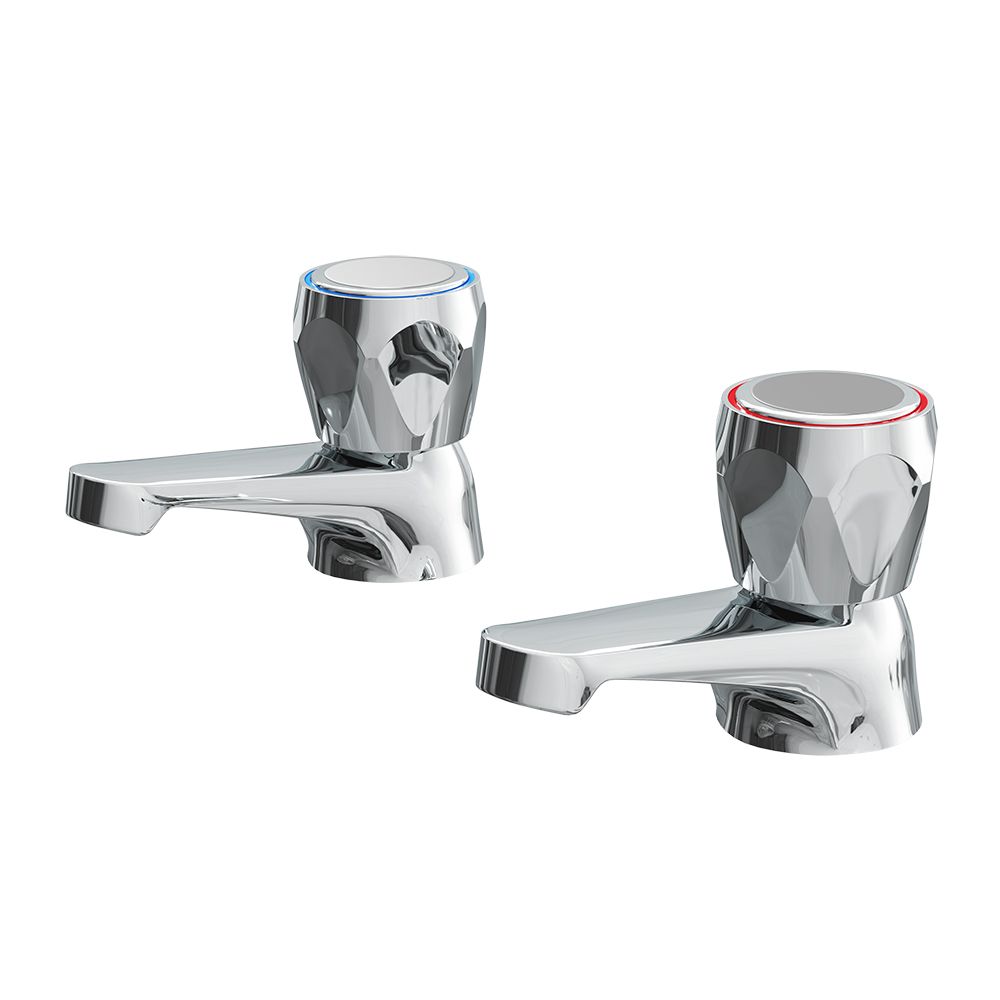 Aquabro Rio Basin Taps (Pair) - Sinks-Taps.com