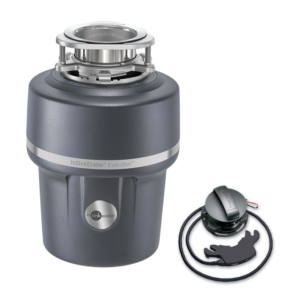 Evolution 100 Waste Disposer with Batch Feed Kit - Sinks-Taps.com