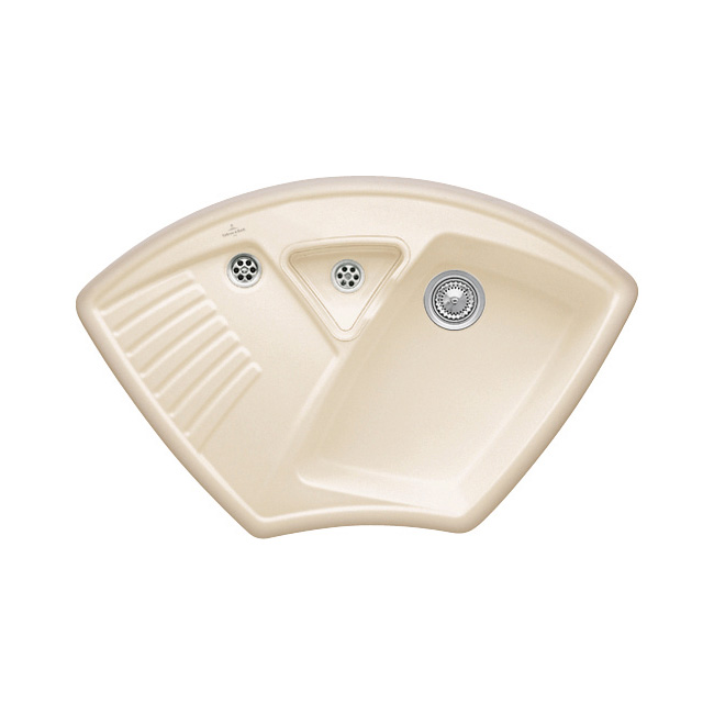Villeroy & Boch ARENA CORNER Classic Line Ceramic Sink - Sinks-Taps.com