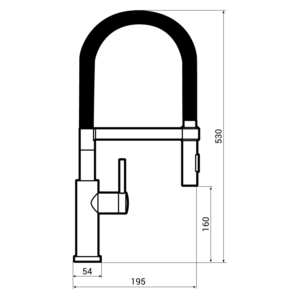 Caple NAVITAS Pull Out Spray Kitchen Tap - Sinks-Taps.com