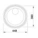 Blanco RONDO SOL-IF Round Bowl Inset Sink - Sinks-Taps.com