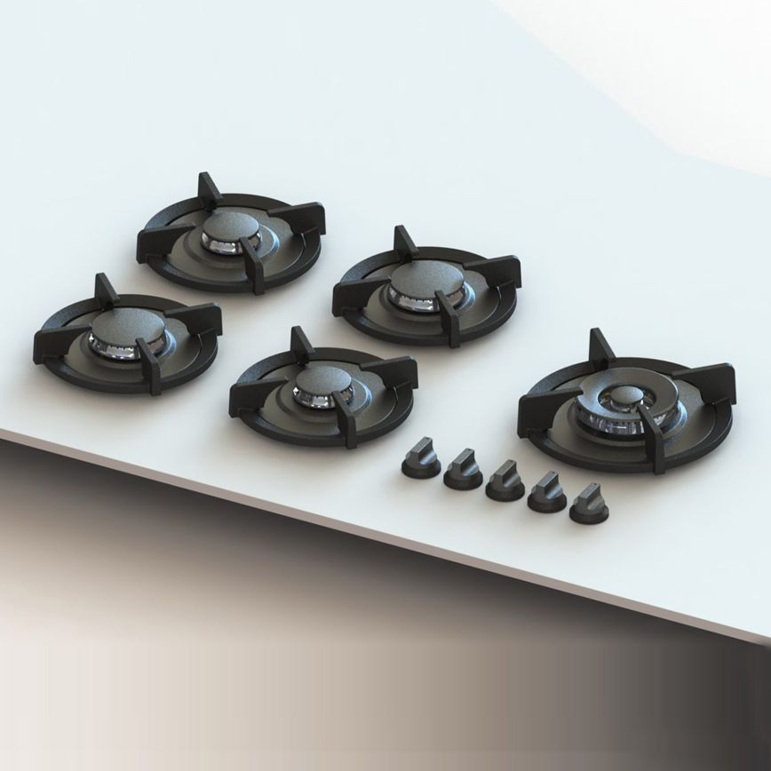 EBEKO PITT by Reginox - 5 Individual Hobs - Sinks-Taps.com