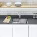 Caple AXLE 50 Stainless Steel Kitchen Sink - Sinks-Taps.com