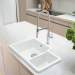 Caple PALADIN 760 1.5 Bowl Ceramic Sink - Sinks-Taps.com
