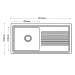 Carron Phoenix Sienna 100 Inset Single Bowl Ceramic Kitchen Sink ...