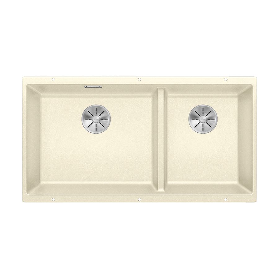 Blanco SUBLINE 480-320-U Silgranit 1.75 Bowl Undermount Kitchen Sink ...