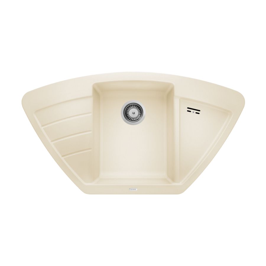 Blanco ZIA 9 E Silgranit 1.5 Bowl Inset Corner Kitchen Sink - Sinks ...